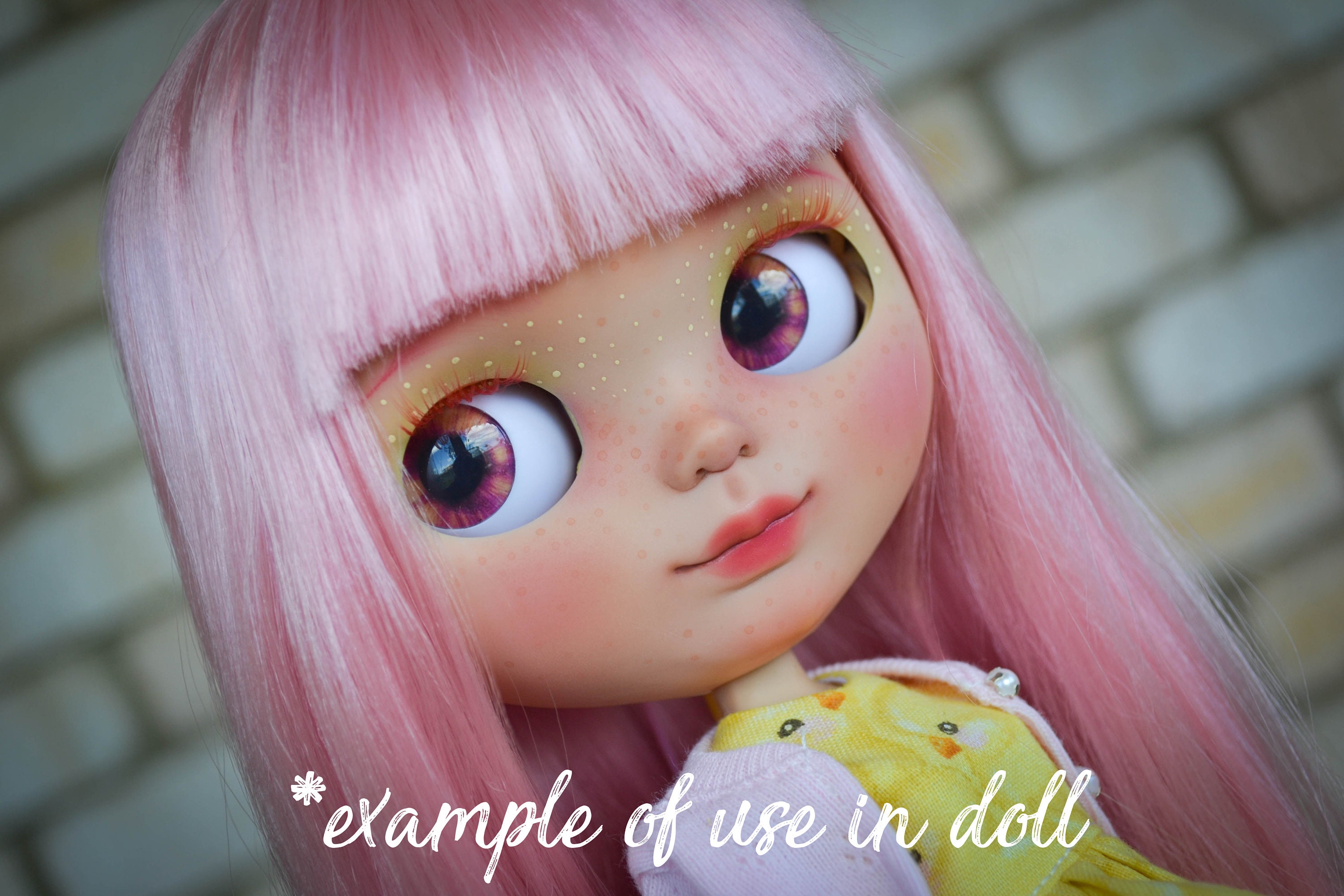 Printable Eyechip Designs - 14mm Realistic Eyes for Neo Blythe Doll ...