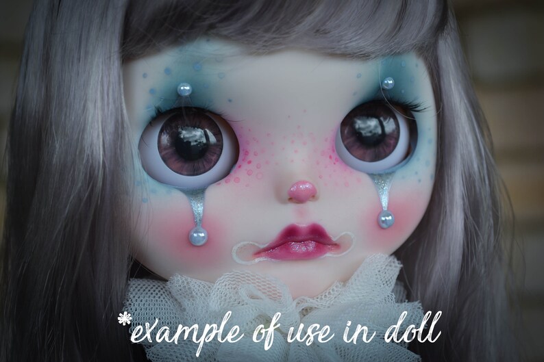 Printable Eyechip Designs - 14mm Realistic Eyes for Neo Blythe Doll ...