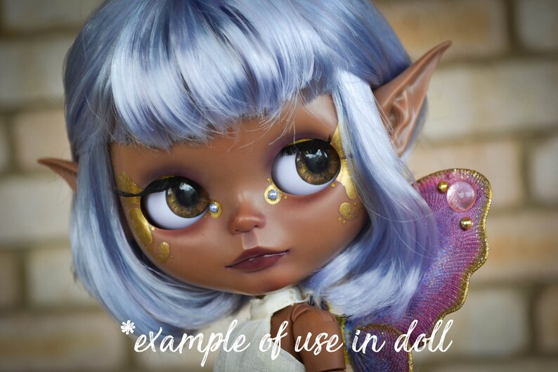 Printable Eyechip Designs - 14mm Realistic Eyes for Neo Blythe Doll ...