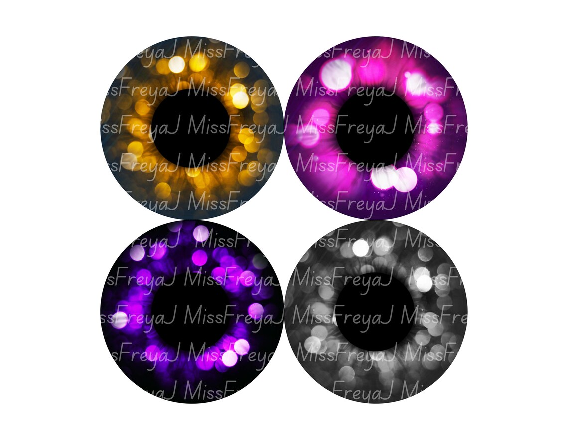 Printable Eyechip Designs 14mm Realistic Eyes for Neo Blythe - Etsy