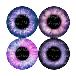 Printable Eyechip Designs - 14mm Realistic Eyes for Neo Blythe Doll ...