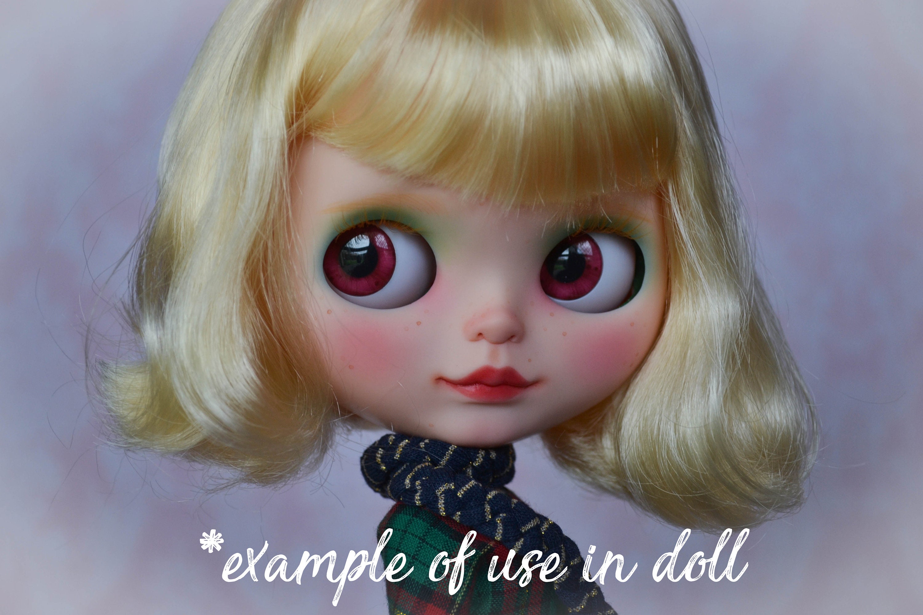 Printable Eyechip Designs - 14mm Realistic Eyes for Neo Blythe Doll ...