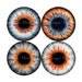 Printable Eyechip Designs - 14mm Realistic Eyes for Neo Blythe Doll ...