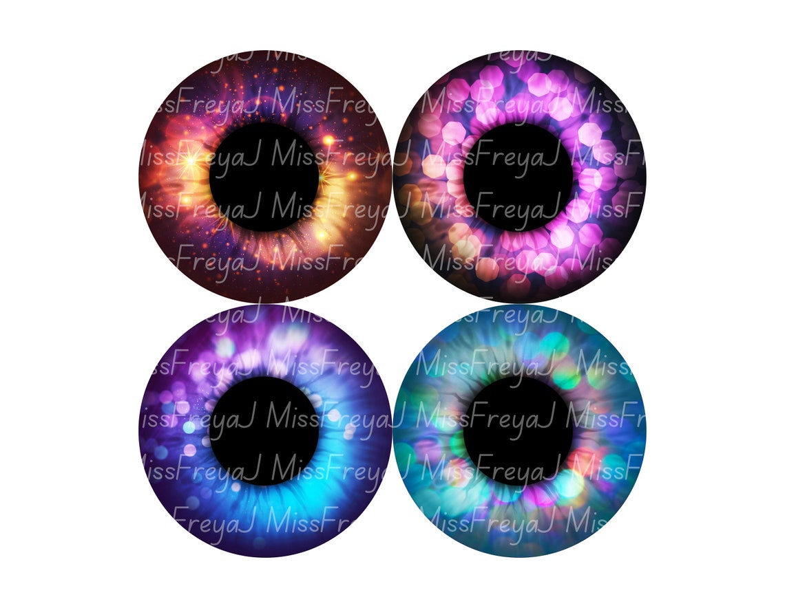 Printable Eyechip Designs 14mm Realistic Eyes for Neo Blythe - Etsy