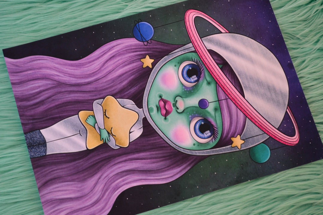 Blythe Doll Illustration A4 Art Print Kitsch Wallart Doll - Etsy