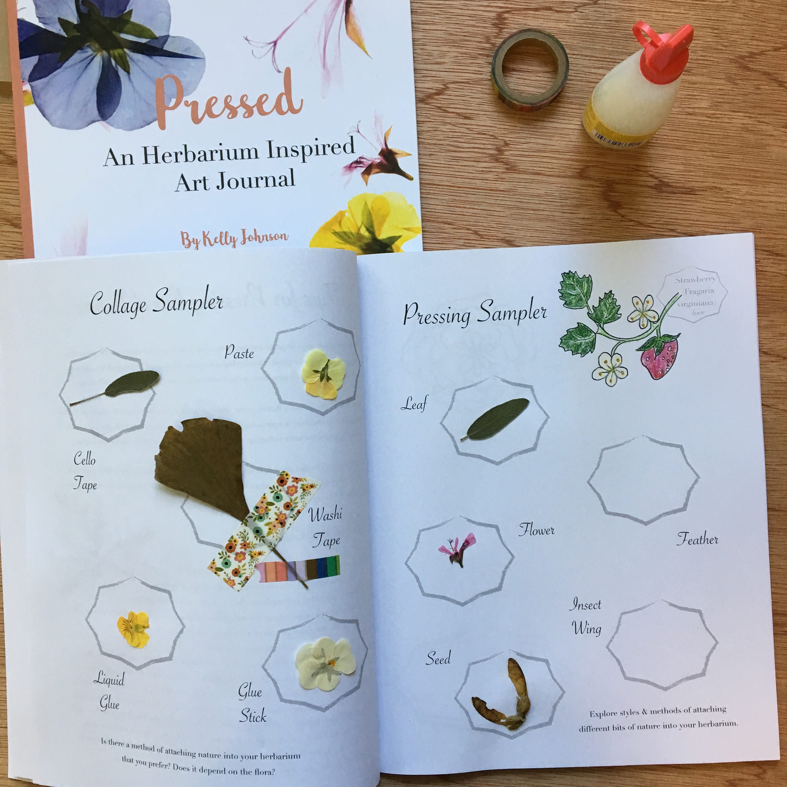 Pressed: an Herbarium Inspired Art Journal, Pressing Flowers, Nature ...