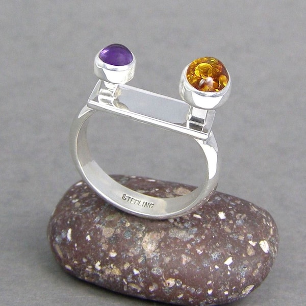 Amber Ring - Etsy