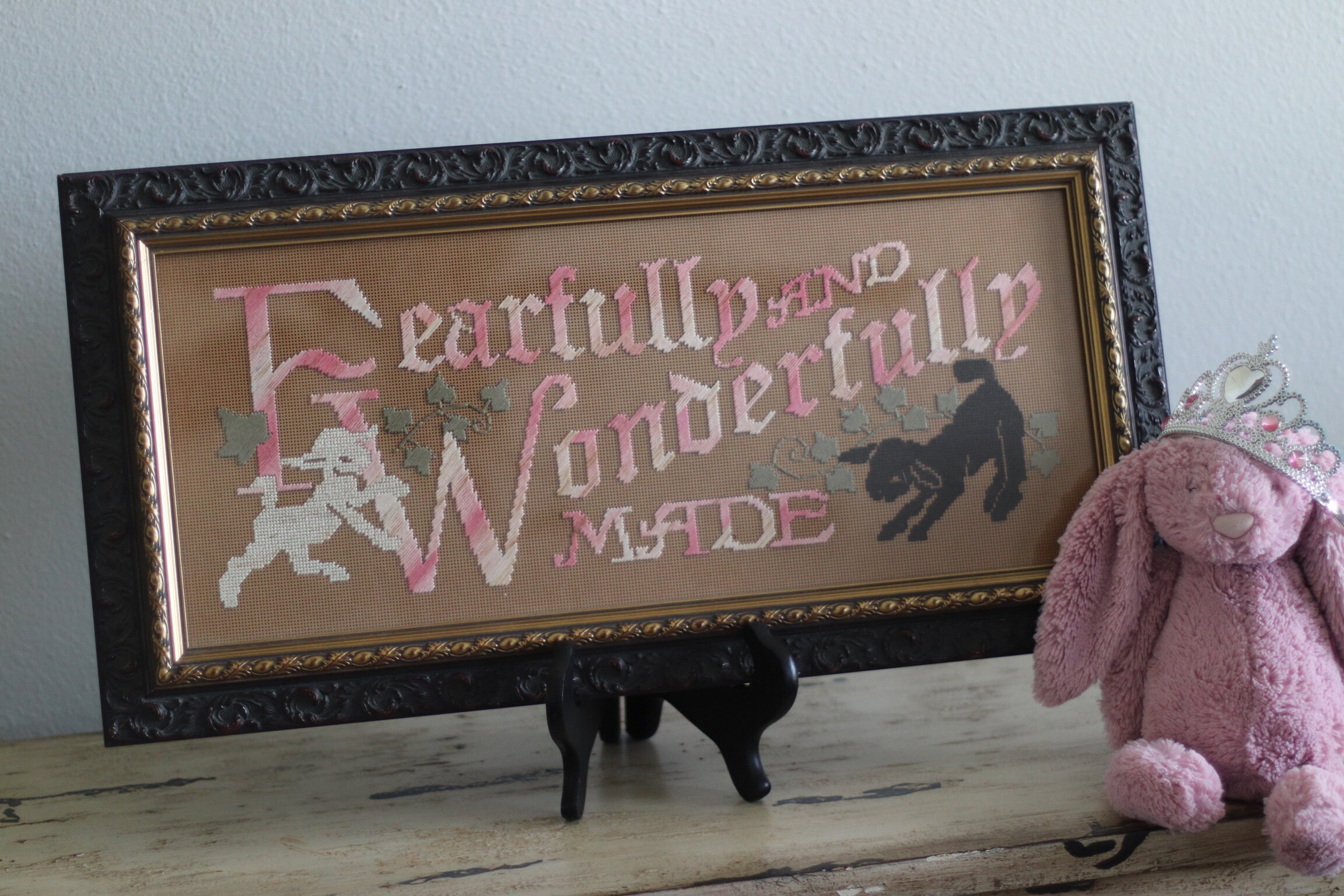 Victorian Motto Sampler Kit "fearfully and Wonderfully Made" - Etsy