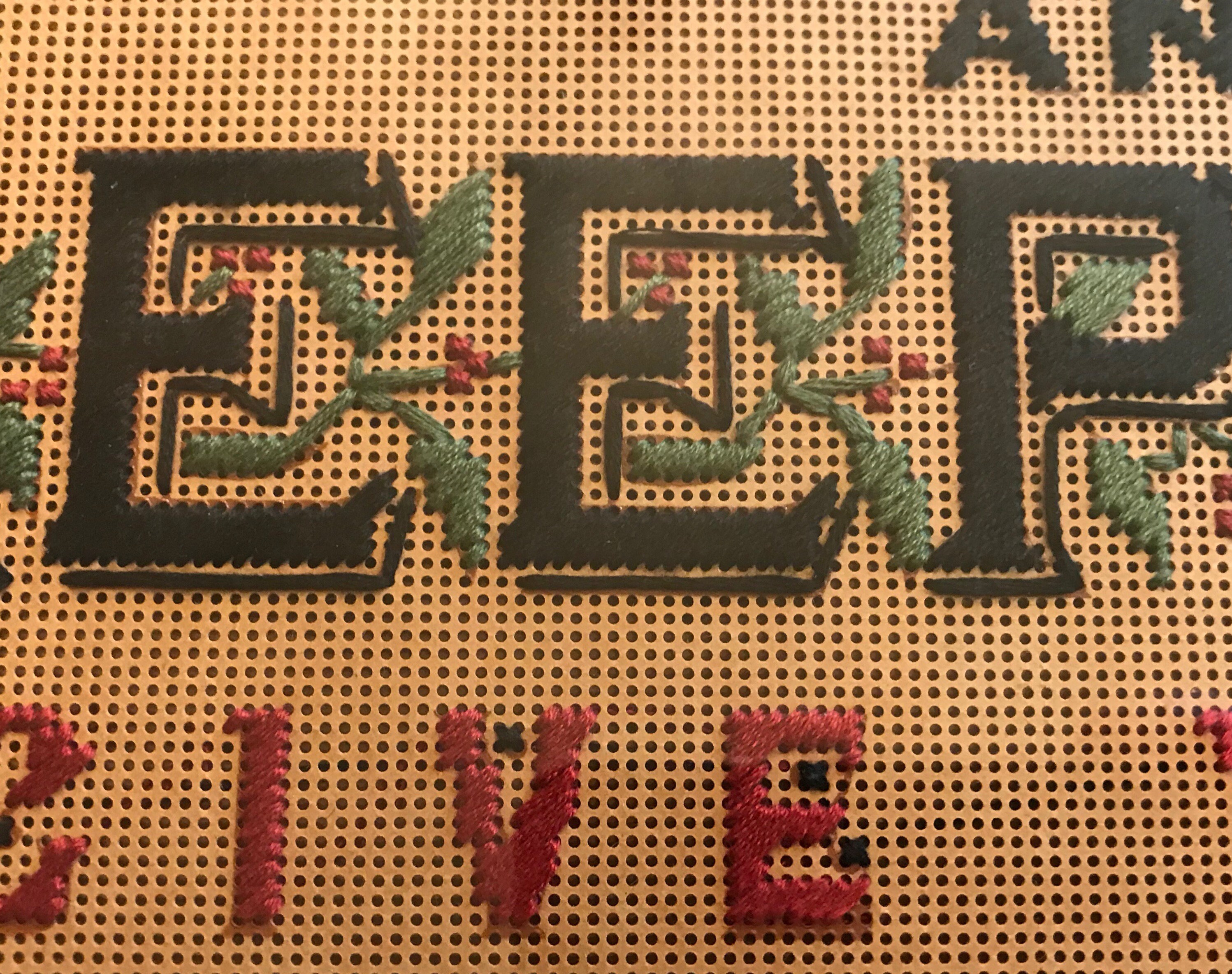 Victorian Motto Sampler Kit "may the Lord Bless and Keep You" - Etsy