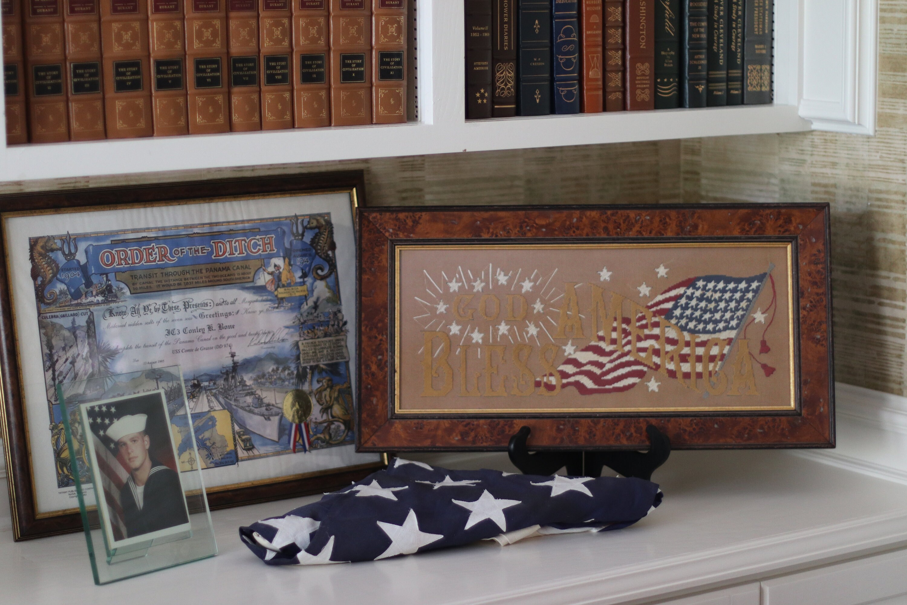 Victorian Motto Sampler Kit god Bless America - Etsy