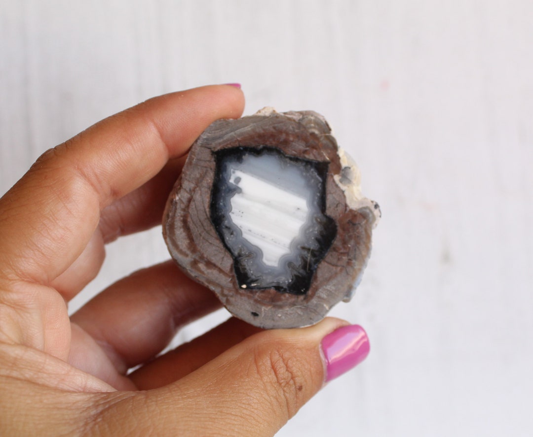 Lavacap Thunderegg Agate Geode - Etsy