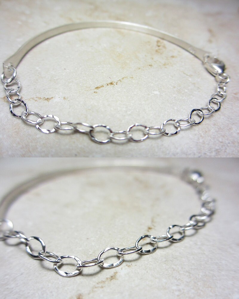 925 Sterling Silver Bracelet Stackable Bracelet Chain Bracelet - Etsy ...