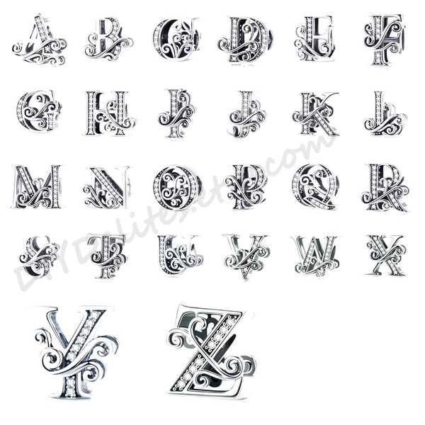 Sterling Silver European Charms - Etsy