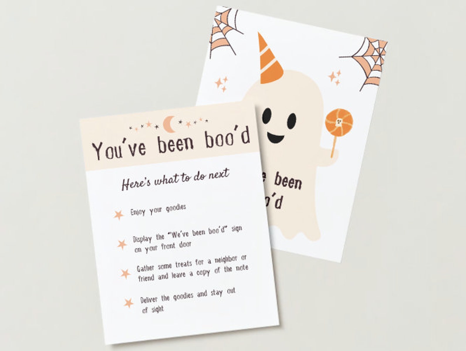 You've Been Bood/booed Printable, You've Been Booed Kit, Halloween Tags ...