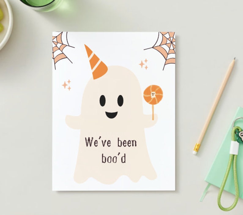 You've Been Bood/booed Printable, You've Been Booed Kit, Halloween Tags ...