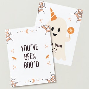 You've Been Bood/booed Printable, You've Been Booed Kit, Halloween Tags ...
