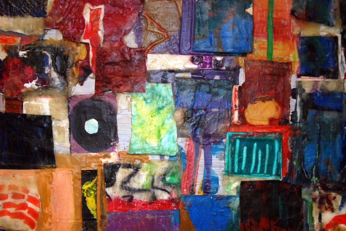 Abstract Patchwork - Etsy