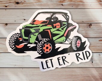 Let Er Rip Sticker - Etsy