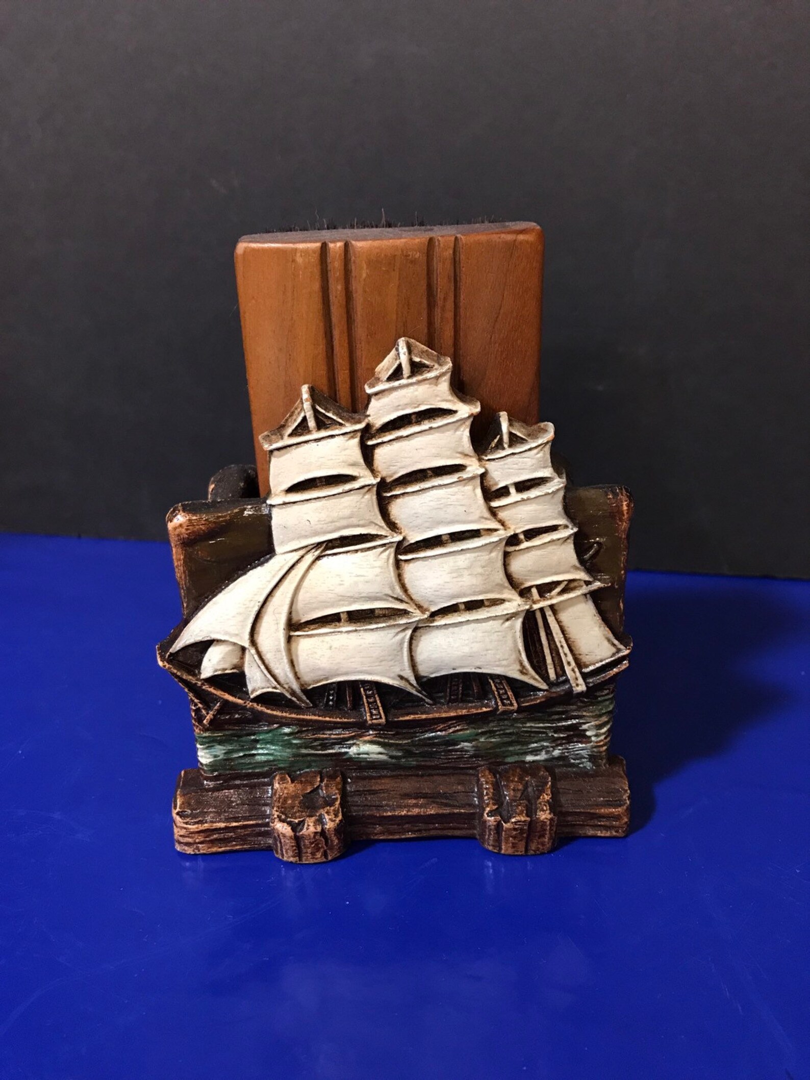 Vintage 1940s Syroco Sailing Ship Collectible Coat Brush and - Etsy