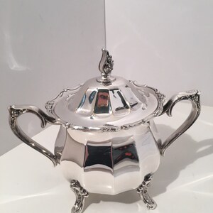 Vintage Rogers Bros. Magic Rose Coffee Pot/tea Pot Sugar Creamer 3 Pc ...