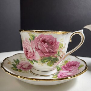 Royal Albert Tea Set "american Beauty" Bone China 5pc Set Includes ...