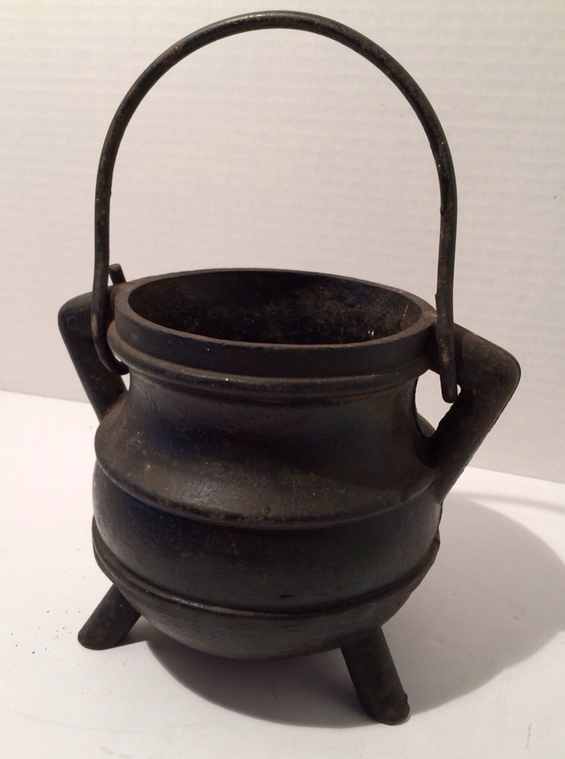 Cast Iron Black Pot/caldron Vintage Doorstop or Fireside Piece - Etsy