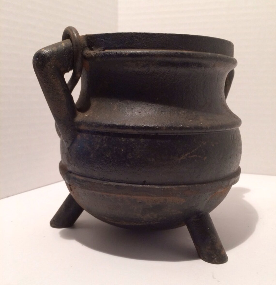 Cast Iron Black Pot/caldron Vintage Doorstop or Fireside Piece - Etsy
