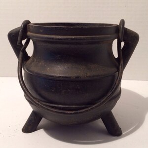 Cast Iron Black Pot/caldron Vintage Doorstop or Fireside Piece - Etsy