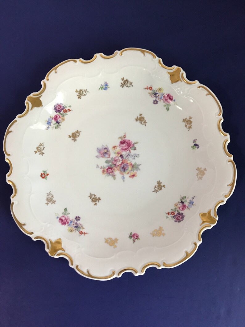 Collectible Plate 12 1/4" Reichenbach Germany Fine China Vintage Home ...