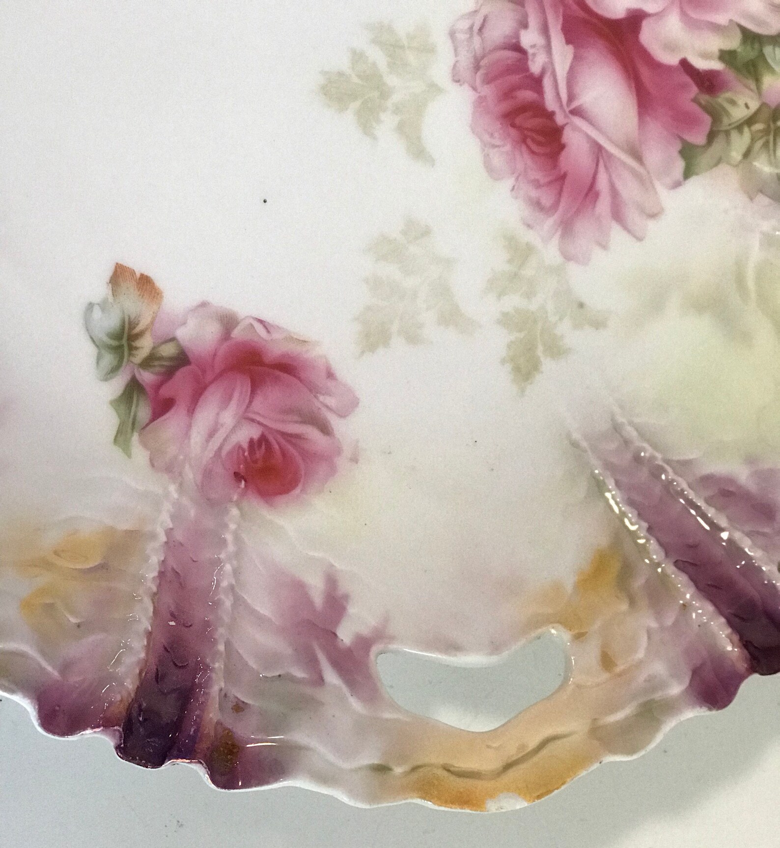 Antique 1800s SIGNED RS Prussia 3pc Set Victorian Fine China Serving ...