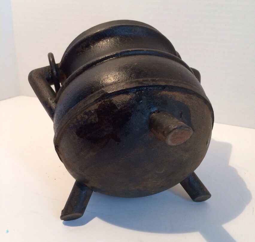 Cast Iron Black Pot/caldron Vintage Doorstop or Fireside Piece - Etsy