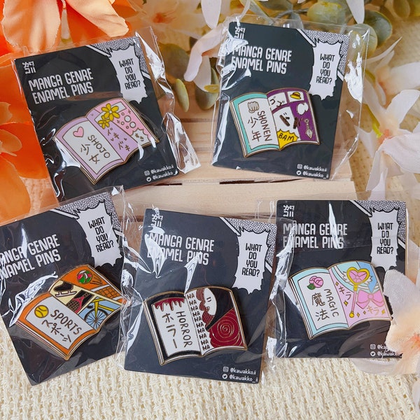Anime Enamel Pins - Etsy