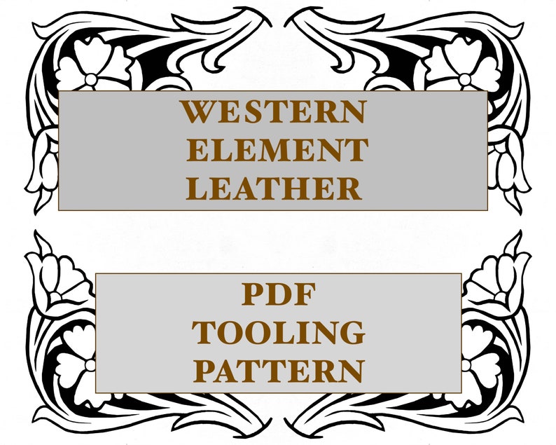 Bouquet Wrap Floral PDF Printable Leather Tooling Pattern - Etsy