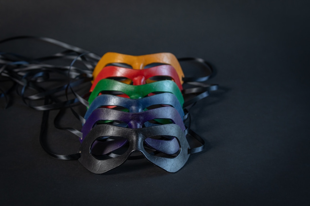 Hero Masks - Leather - Handmade - Domino Mask - Etsy