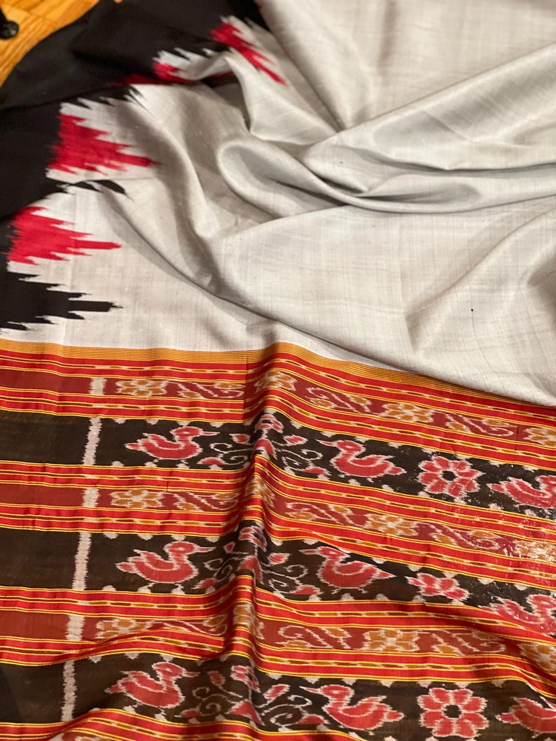 Handloom Silk Saree: Orissa Sambhalpuri Weave - Etsy