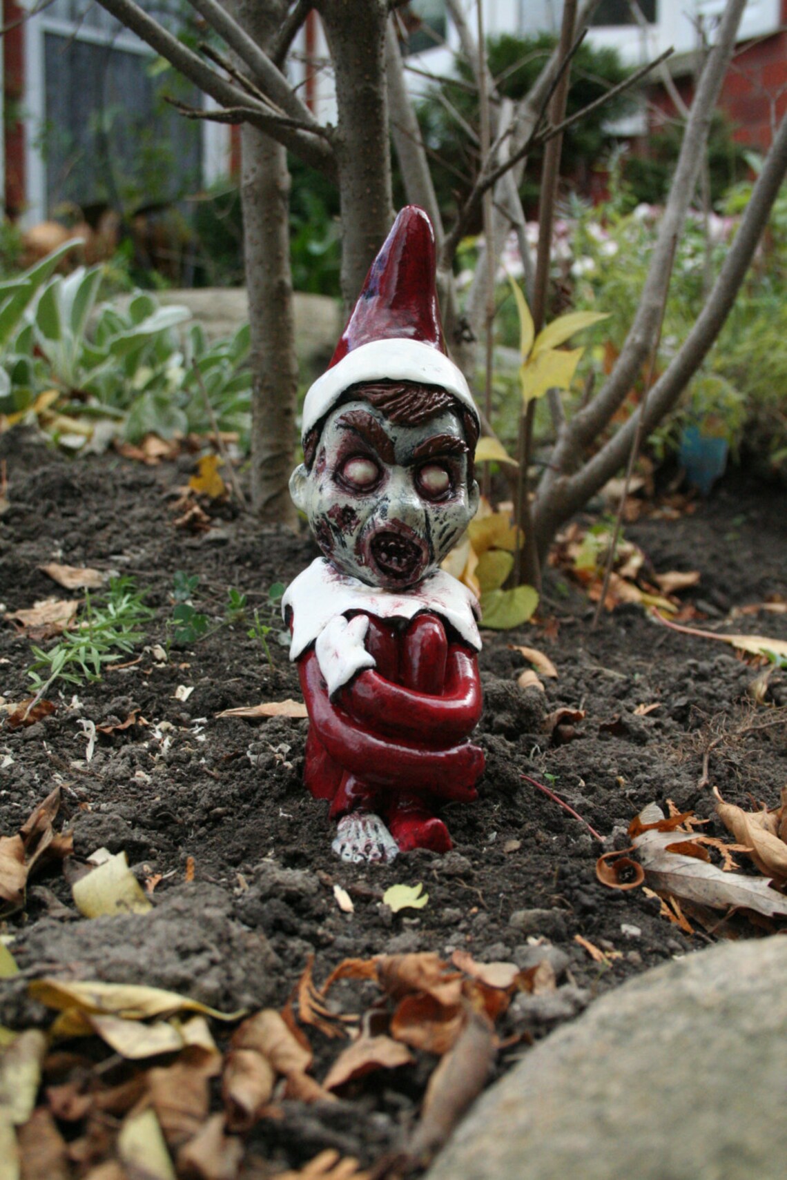 Ralph The Zombie Christmas Elf Red | Etsy