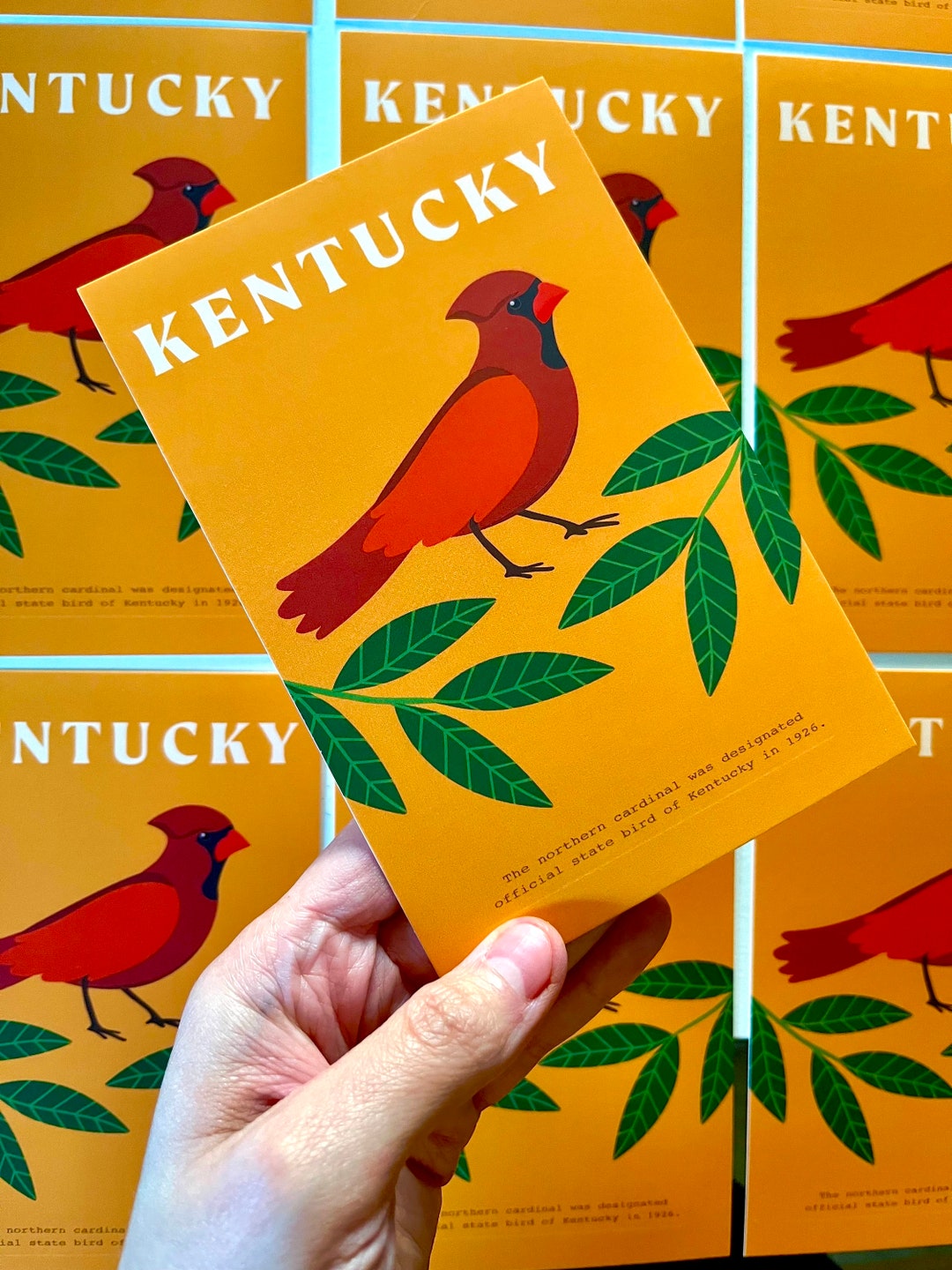 Kentucky State Bird Postcard - Etsy