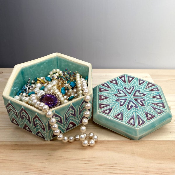 Ceramic Treasure Box - Etsy