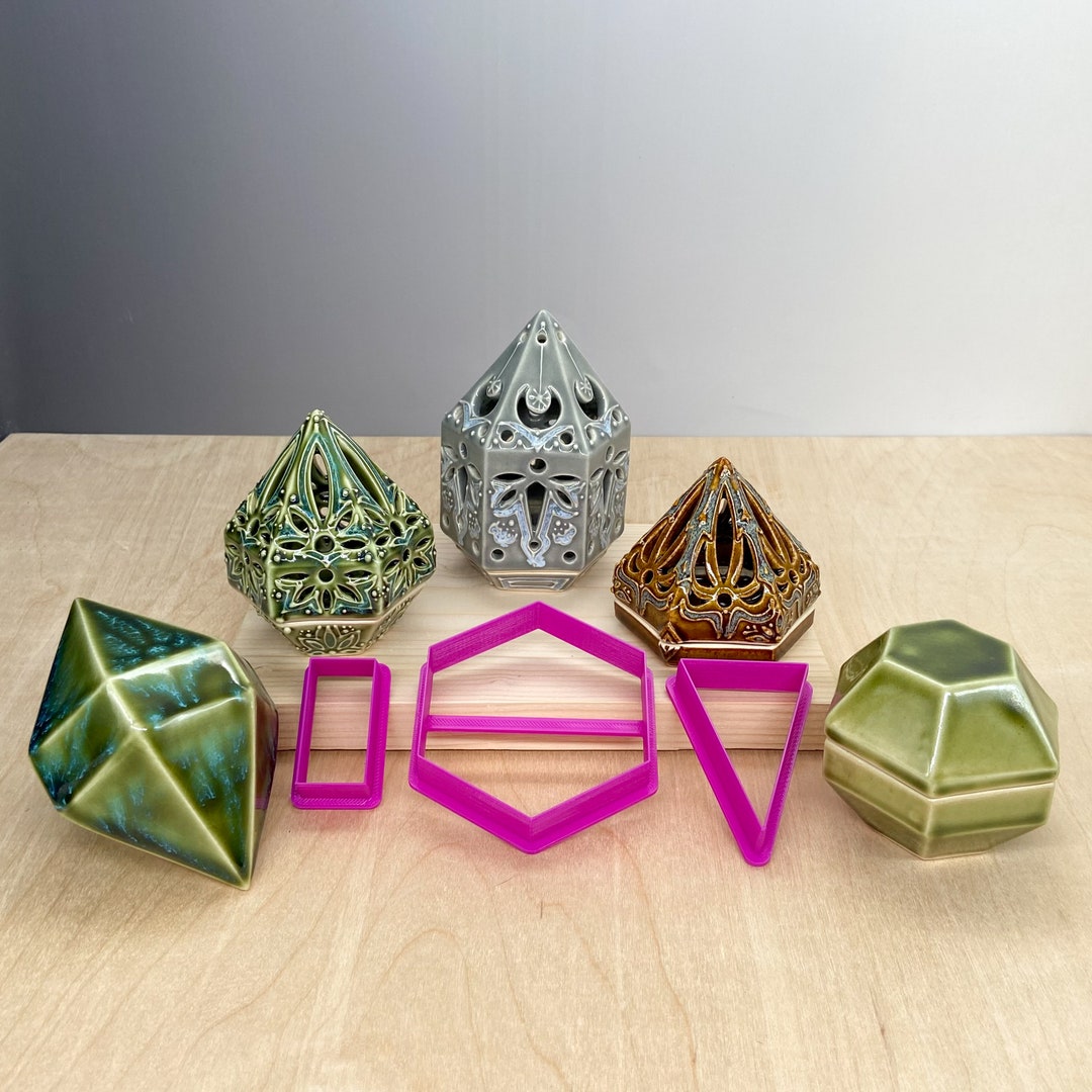 Gem Cookie Cutter Project - Ceramic Cookie Cutter - Pottery Tool - Etsy