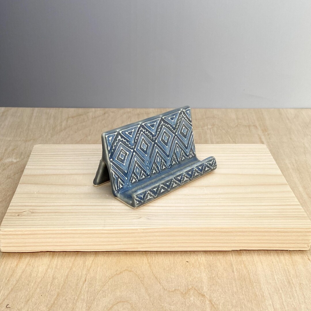 Ceramic Cell Phone Holder – Phone Stand for Desk – Moroccan Decor ...