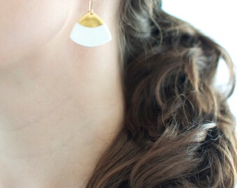 Porcelain Jewelry Ceramic Jewelry by byloumi on Etsy