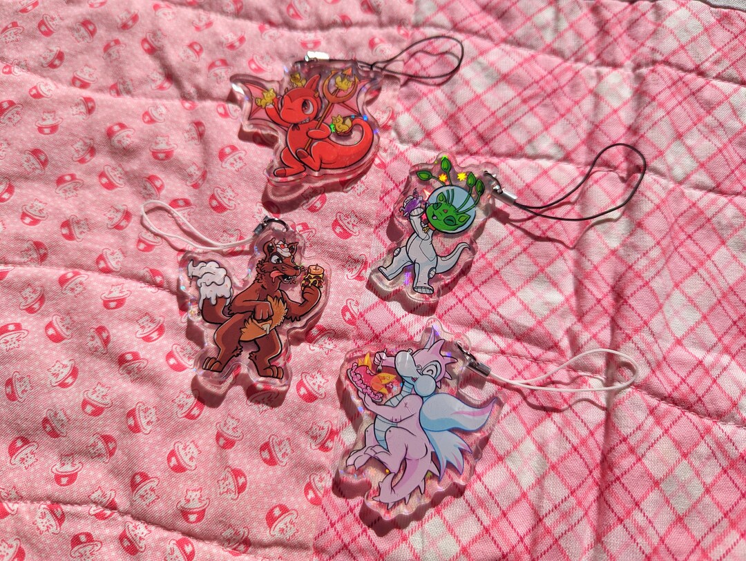 Painted Neopets Keychains - Etsy