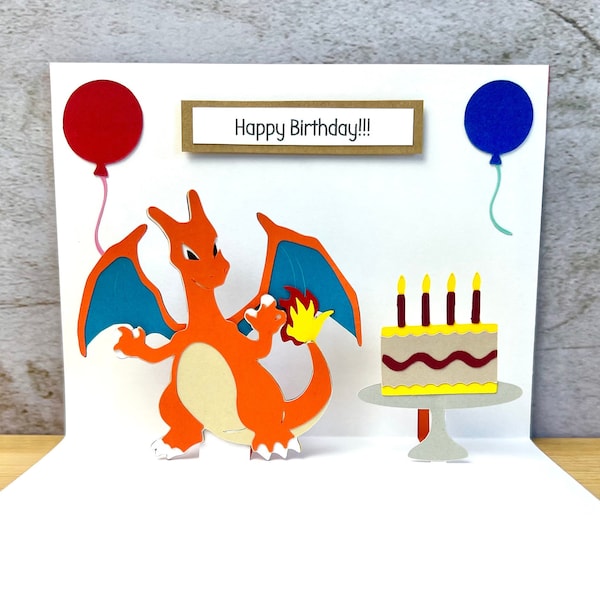 Charizard Card - Etsy