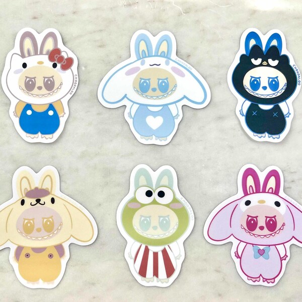 Labubu Sticker - Etsy