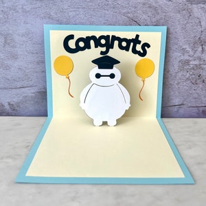 Baymax Graduation Card - Baymax Card - Baymax Greeting Card - Baymax ...