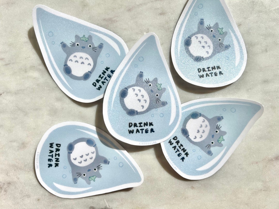 Toto Drink Water Sticker - Toto Sticker - Cute Sticker - Etsy