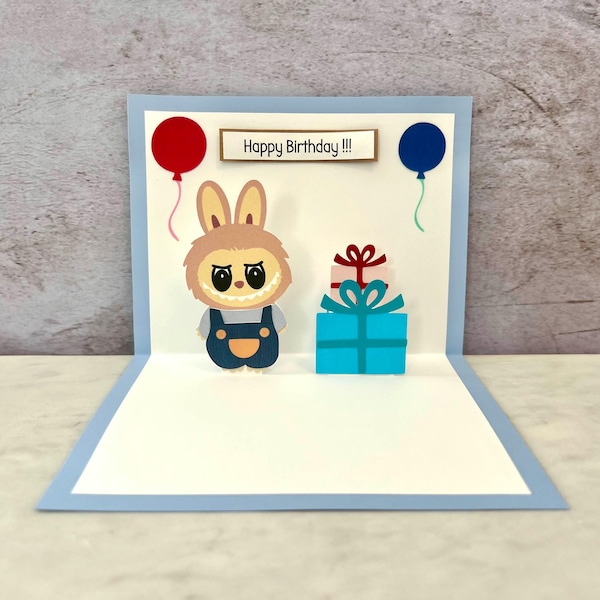 Labubu Birthday Card - Etsy