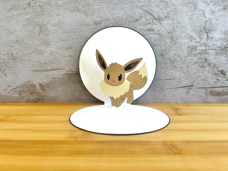 Pokemon Card Eevee Card Pokemon Pop up Card Pokemon - Etsy