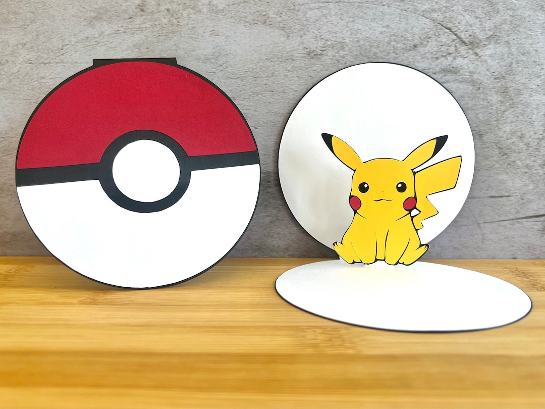 Pokemon Card Pikachu Card Pokemon Pop up Card Pokemon Greeting Card ...