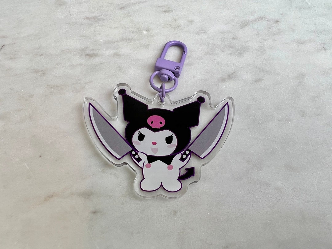 Kuromi Keychain Kuromi Kuromi Knife Keychain Kuromi Gift Sanrio ...